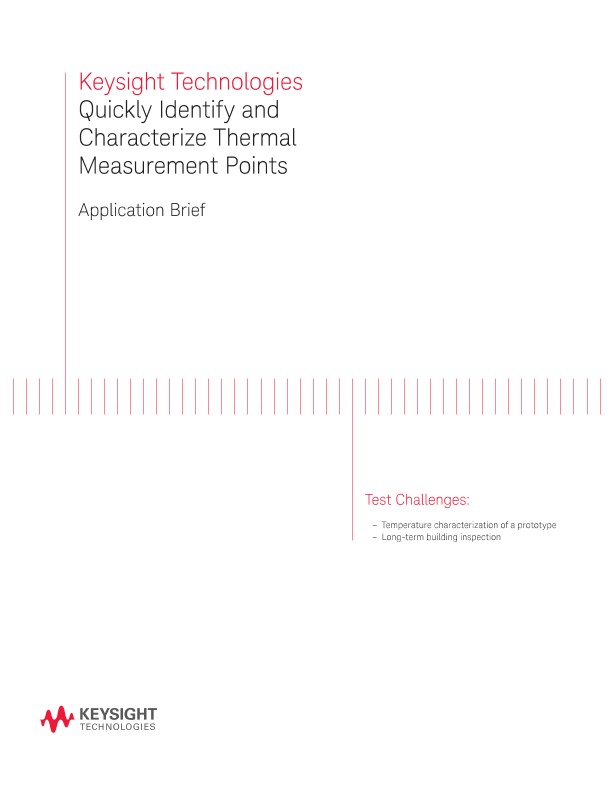 Quick Identify and Characterize Thermal Measurement PDF Asset Page | Keysight